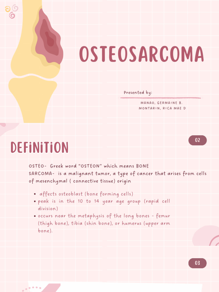 Osteosarcoma | PDF | Bone | Osteoblast