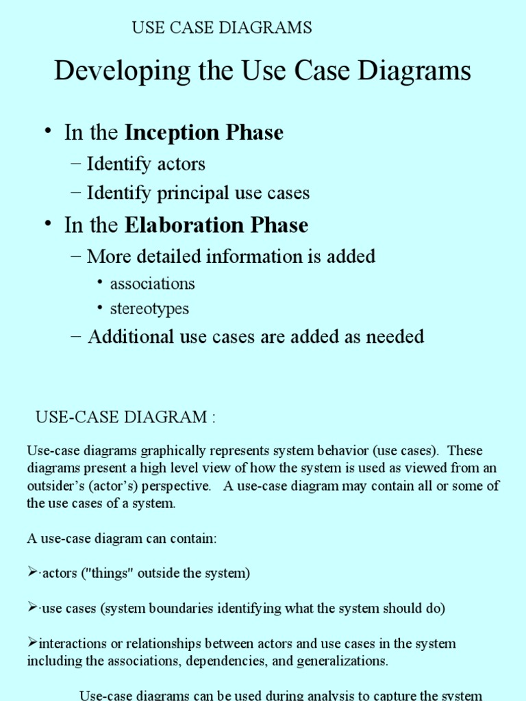 Use Case Diagrams | PDF | Use Case | Information Technology Management
