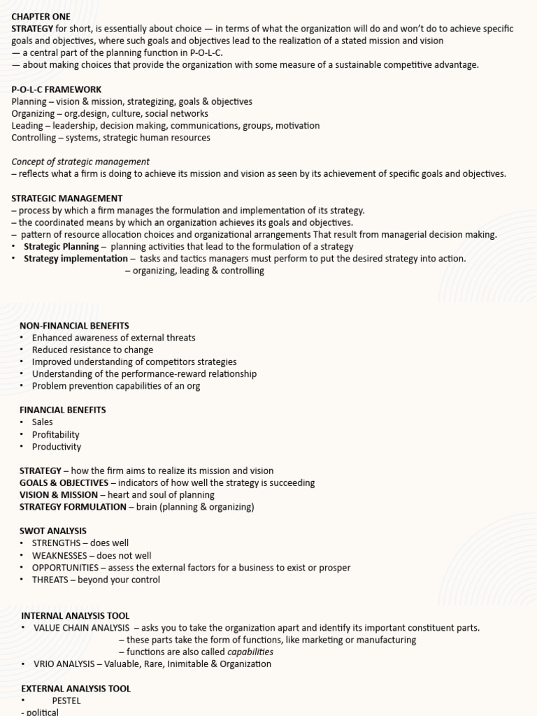 Cbme Reviewer | Download Free PDF | Strategic Management | Goal