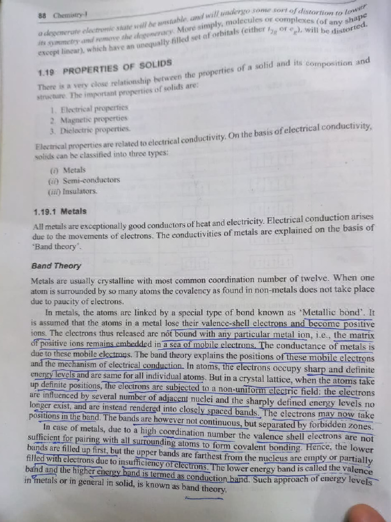 Band Theory, Semiconductors PDF | PDF | Semiconductors | Electrical Resistivity And Conductivity