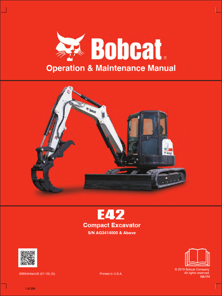 BOBCAT E42 6990444 EN Preview | PDF | Iso 9000