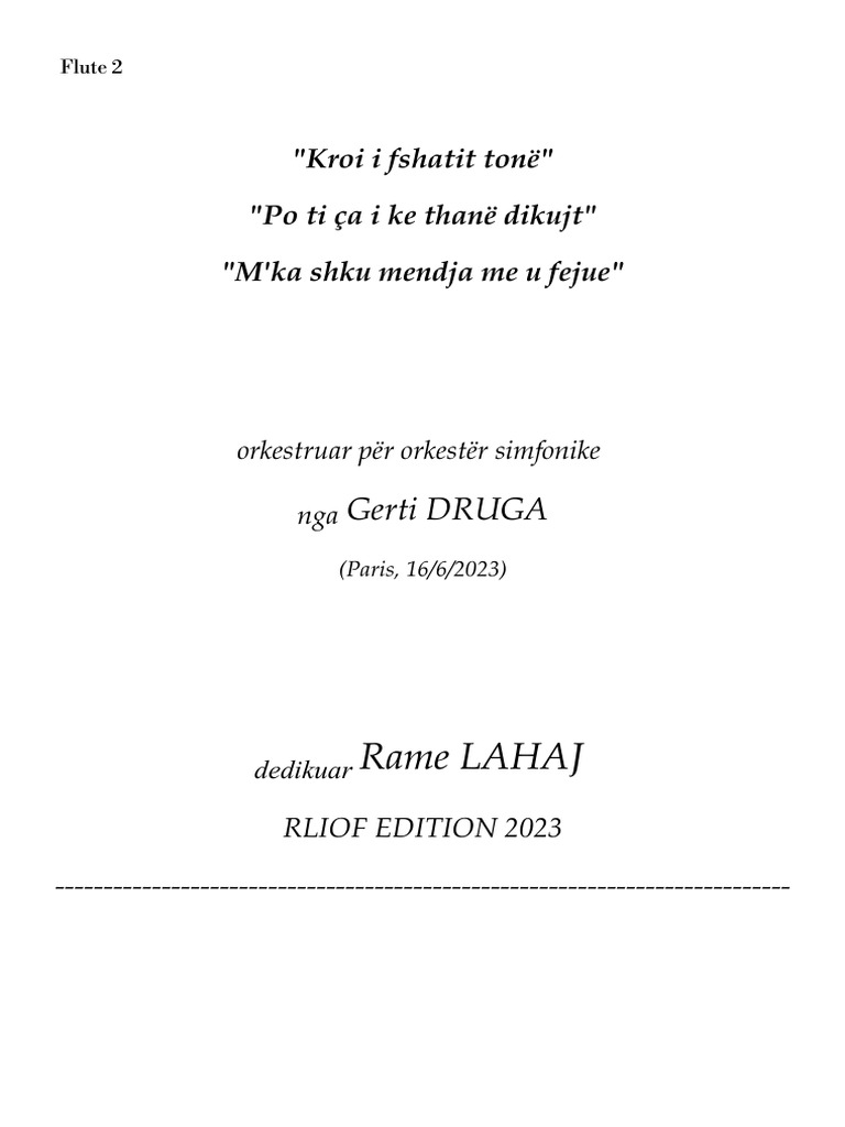 2 Trio - Flute 2 | PDF | Compositions musicales | Poétique (discipline)