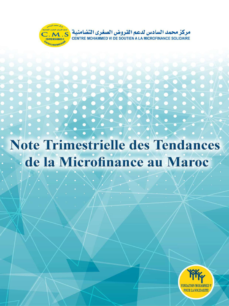 notre trimestrielle des tendances de la microfinance au Maroc | PDF