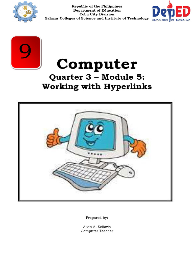 Computer 9 Quarte 3 Module 5 | PDF | Hyperlink | World Wide Web