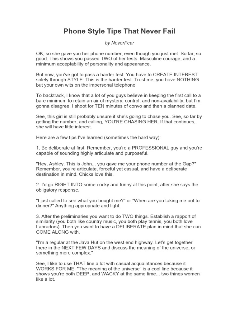 Phone Style Tips That Never Fail | PDF