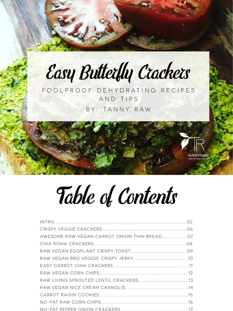 TannyRaw Easy Butterfly Crackers | PDF | Onion | Cuisine