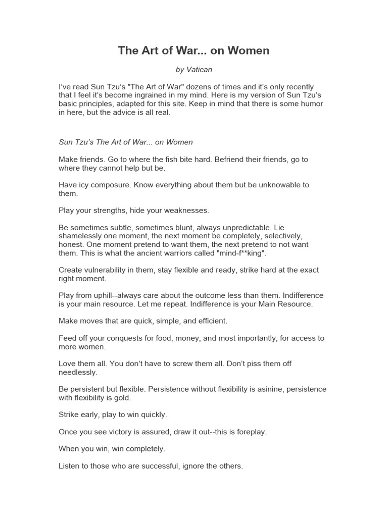 The Art of War | PDF | The Art Of War