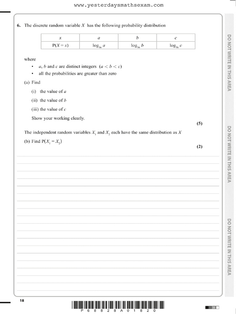 Probability 1 | PDF | Probability Distribution | Scarf