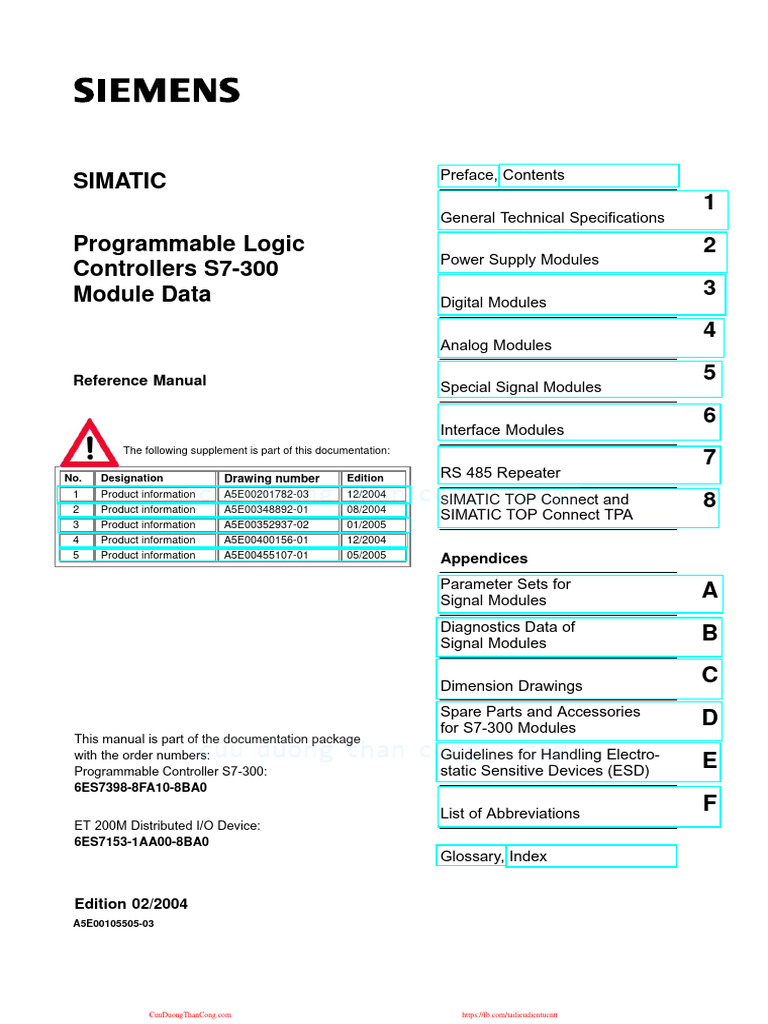 plc_siemens_manual_over_s7-300_moduler | PDF | Central Processing Unit ...