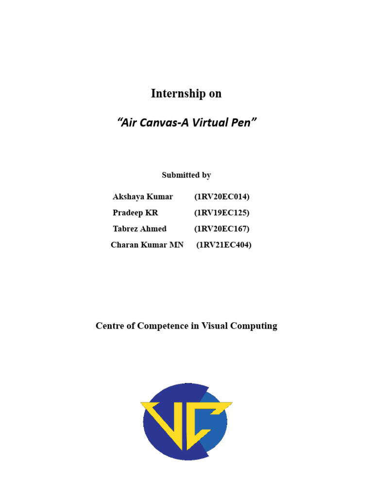 Air Canvas | PDF | Usability | Human–Computer Interaction