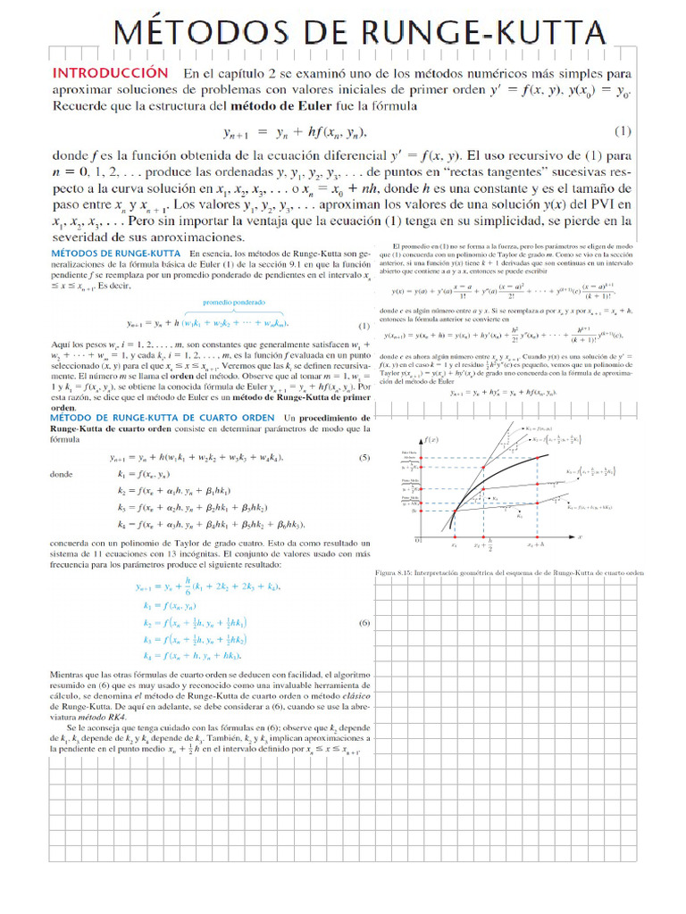 Metodo RK4 | PDF