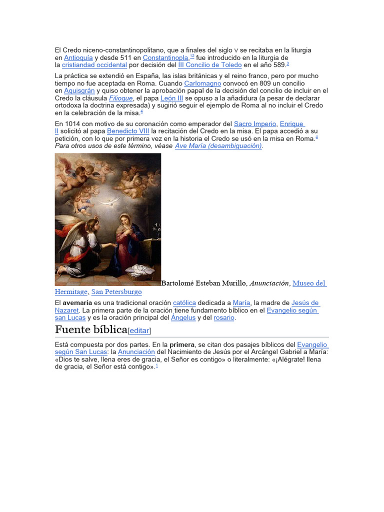 completo credo | PDF | María, madre de Jesús | Iglesia Católica