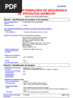 FISPQ Etaniz Tinta Spray Uso Geral | PDF | Temperatura | Combustão
