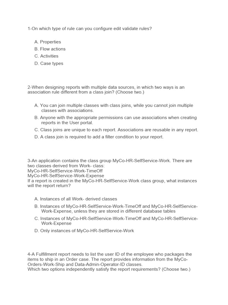 Pega 8.6 Cssa | PDF | Mobile App | Databases