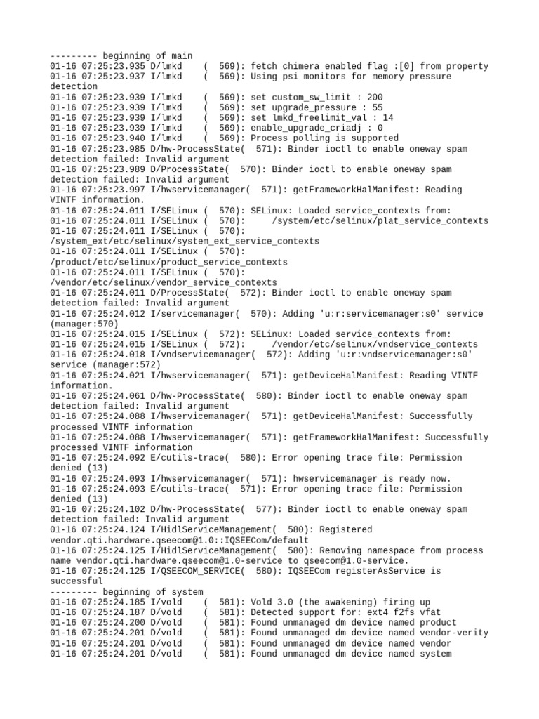 Logcat Prev CSC Log | PDF | Computing | System Software