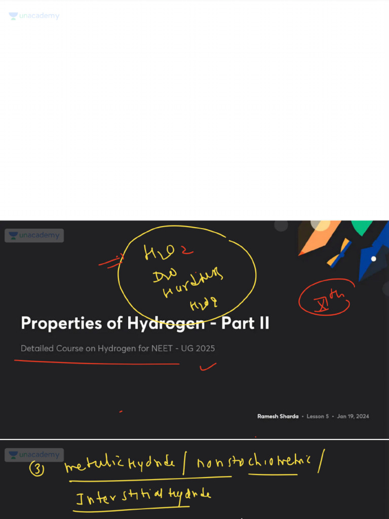 Properties of Hydrogen Part II With Anno | PDF