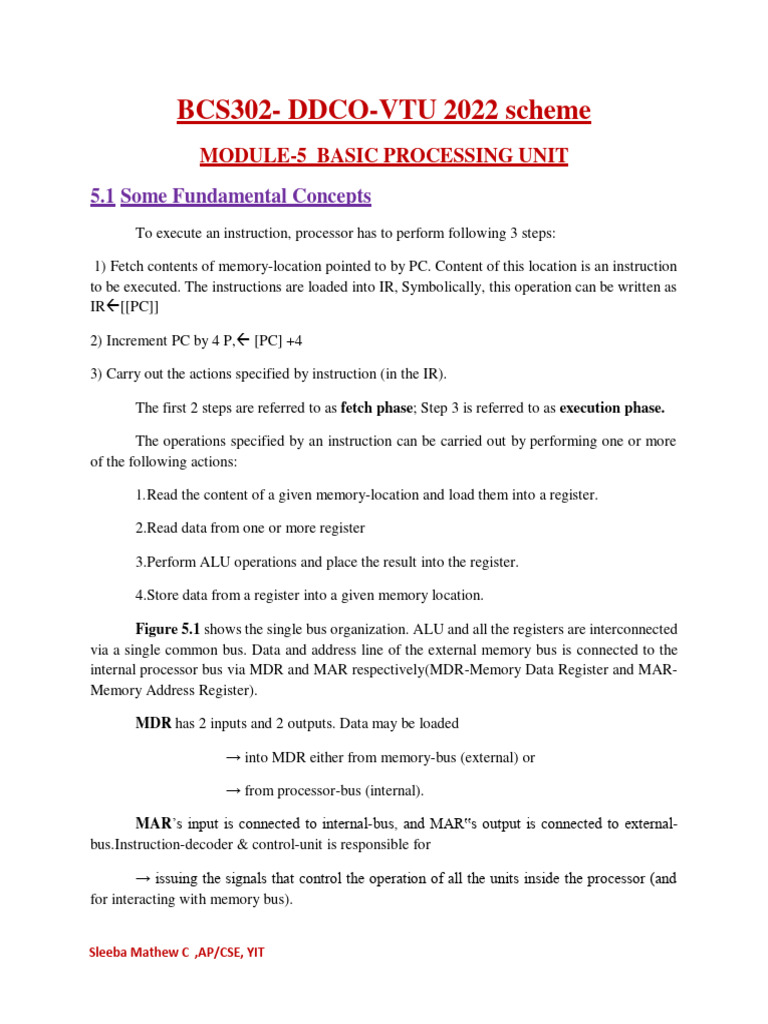 Module 5 | PDF | Central Processing Unit | Electronic Design