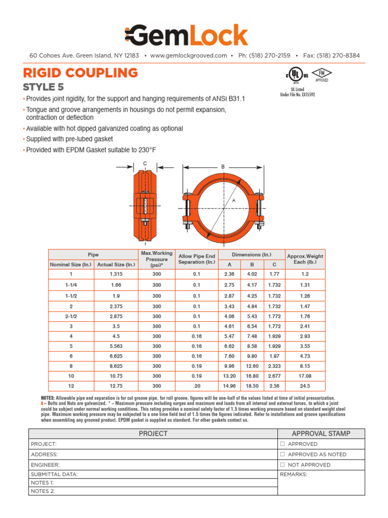 GemLock Submital Binder 1 - 2024 03 06 143033 - Ntgy | PDF | Pipe ...