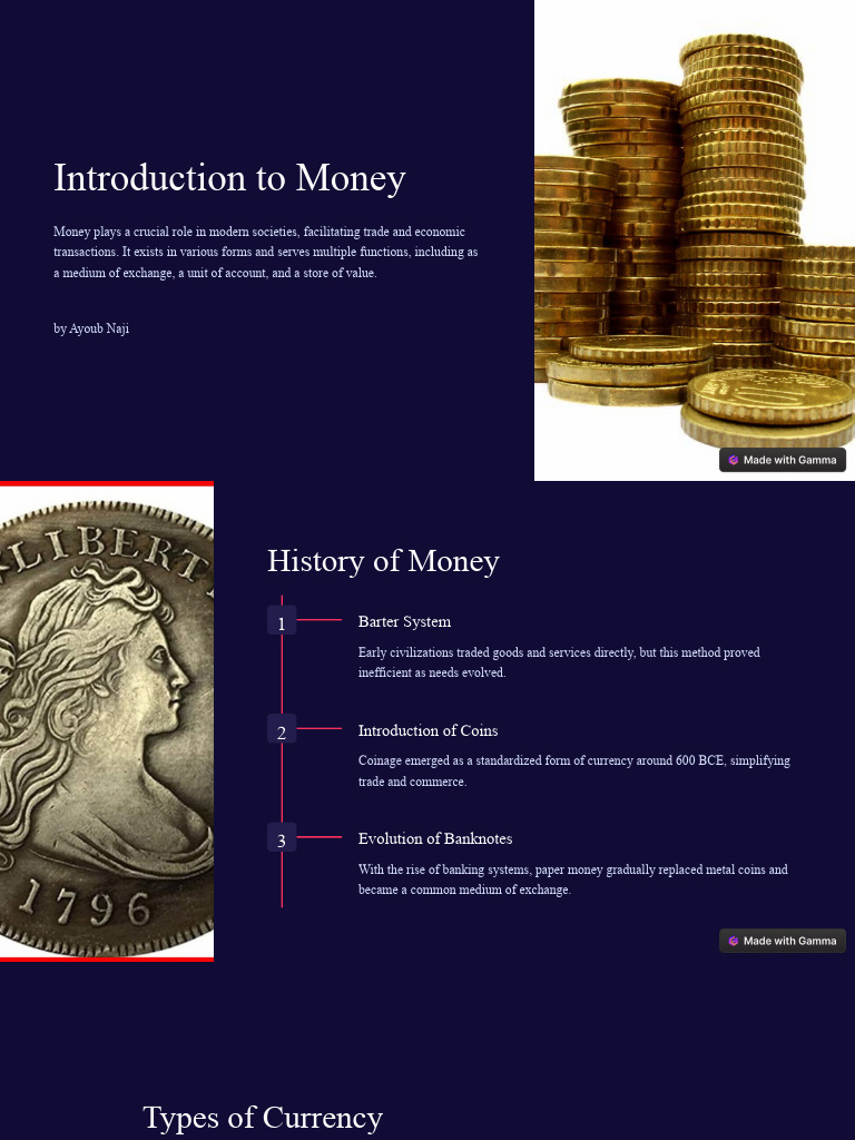 Understanding Money: Types and Functions | PDF | Money | Currency