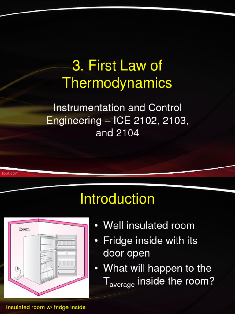 03 First Law of Thermodynamics | PDF | Heat | Heat Transfer
