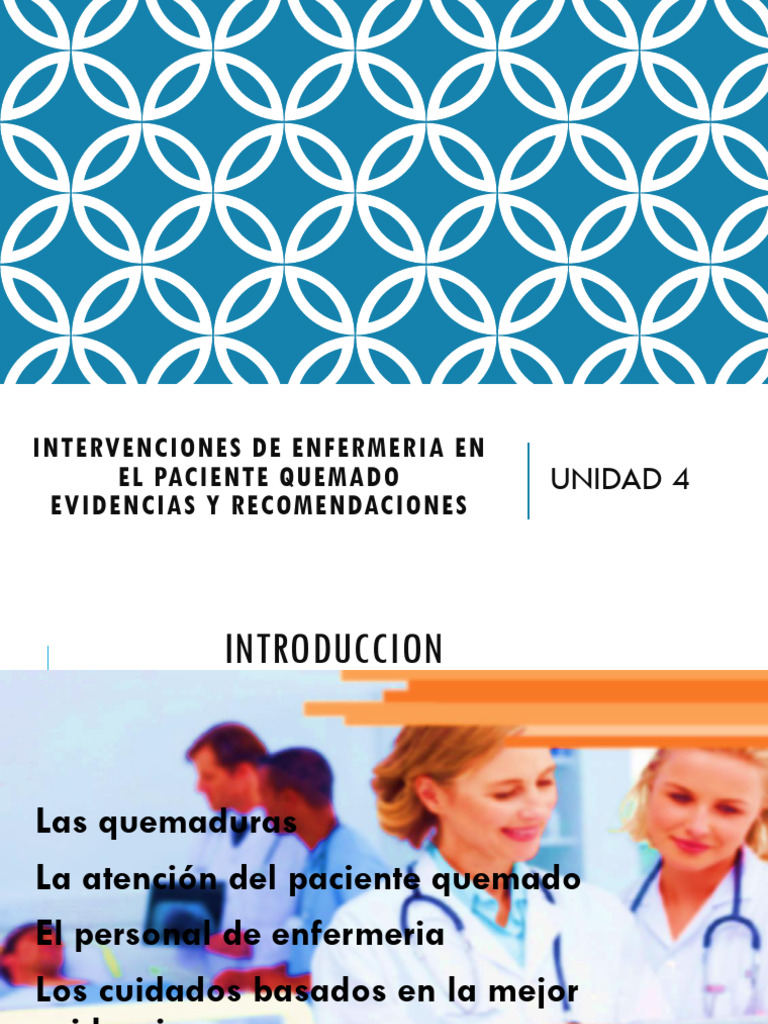 Intervenciones Enfermería en Quemados | PDF | Quemar | Herida