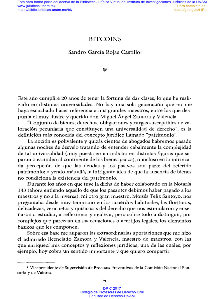 Bitcoins | PDF | Bitcoin | Bienes (Ley)