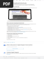 Essential Magic Keyboard Shortcuts for iPad | PDF | Ios | I Pad
