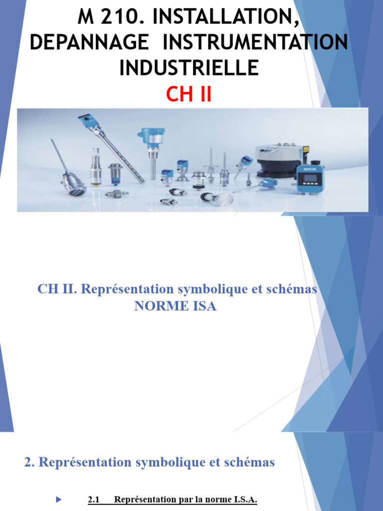 CH2 .Représentation Symbolique Et Schémas NORME ISA | PDF | Soupape ...