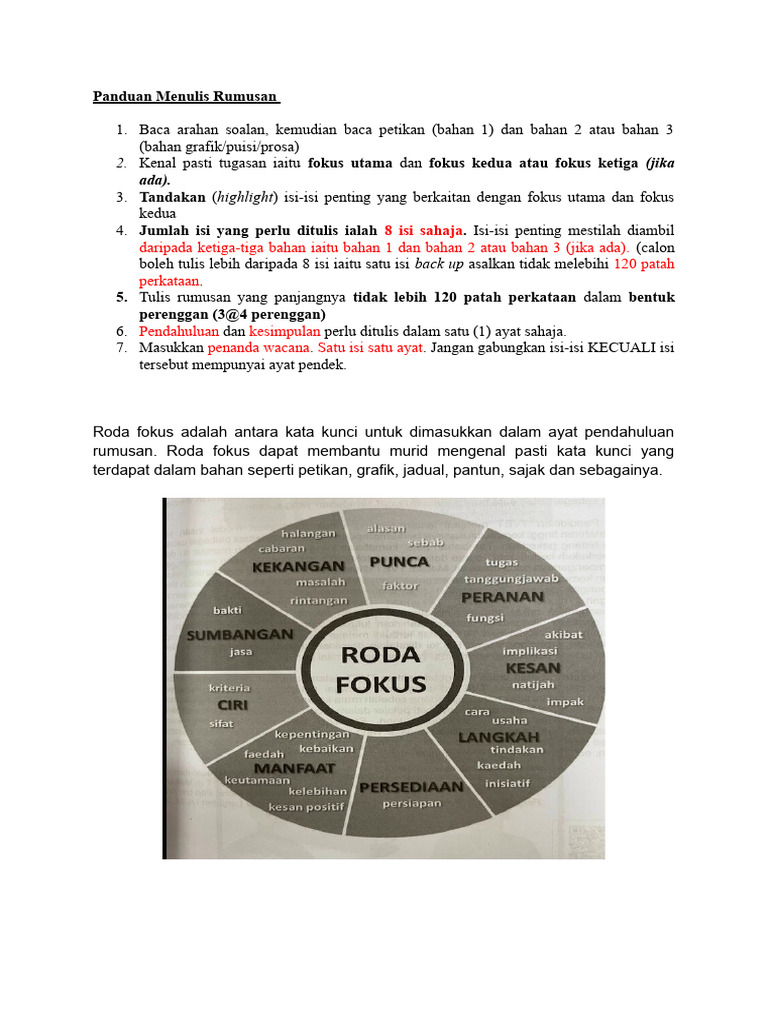 PANDUAN MENULIS RUMUSAN | PDF