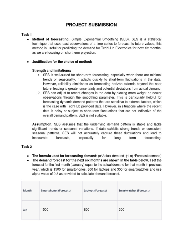 OPSCMProject Sukhvinder | PDF | Forecasting | Supply Chain