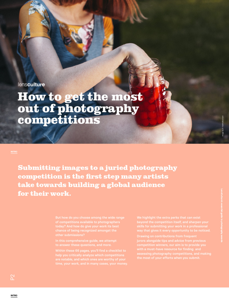 LensCulture Competition Guide 2023 | PDF | Photographer | Social Media