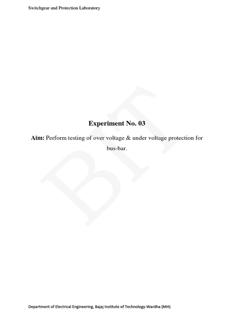 SGP Expt 03 | PDF | Electrical Equipment | Physical Quantities