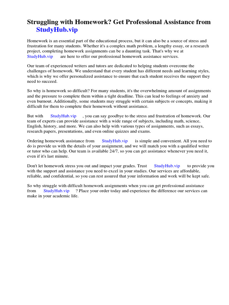 Homework Assistance | PDF | Homework | Disciplines