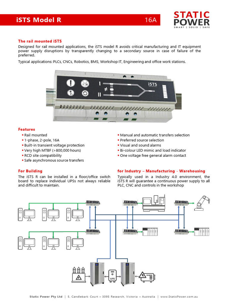 Elmeasure iSTS-Model-R | PDF | Power Supply | Programmable Logic Controller