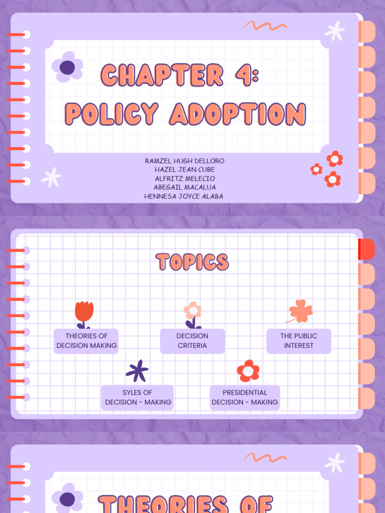 Policy Adoption | PDF | Policy | United States Congress