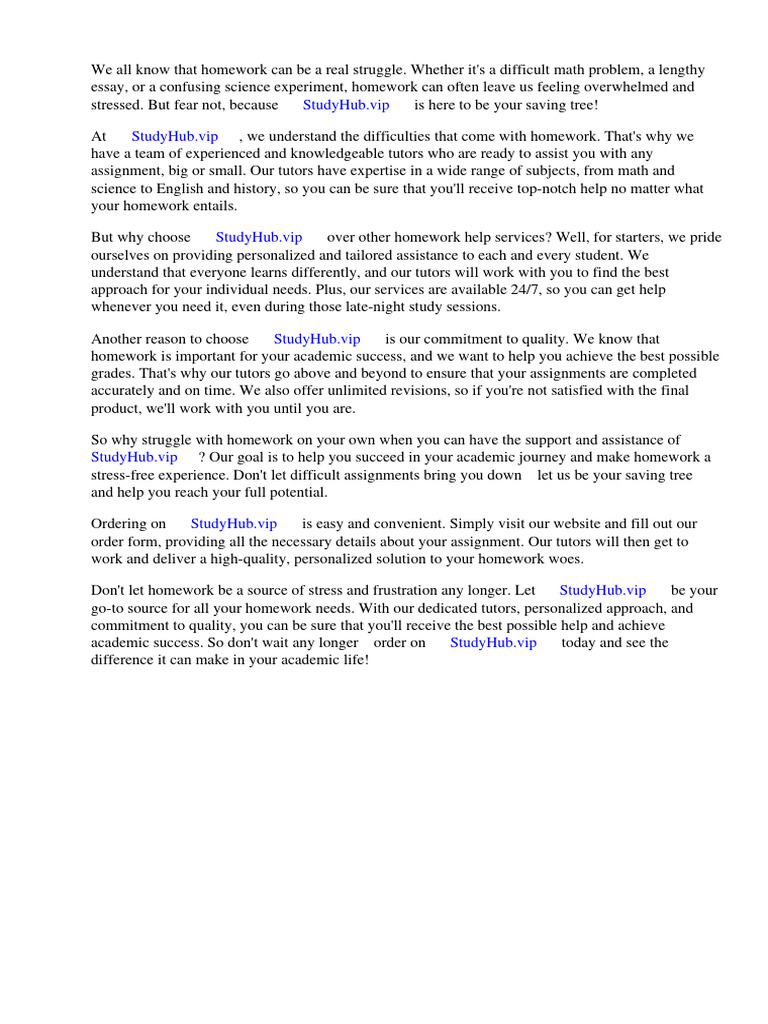 Homework Help Trees | PDF | Homework | Teachers