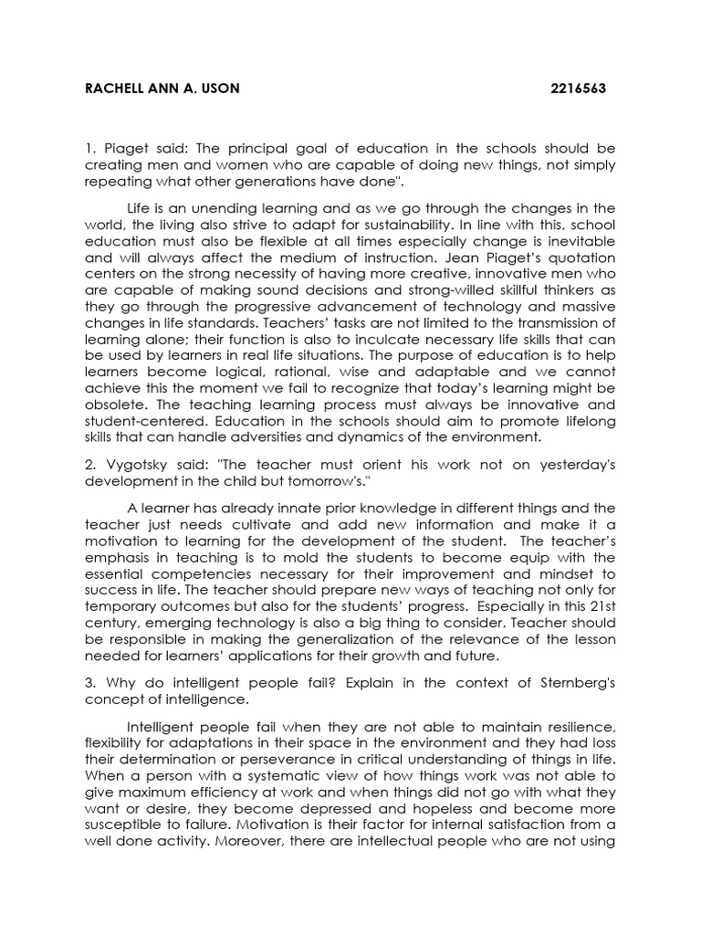 Module 3 - Lets Elaborate | PDF | Learning | Teachers