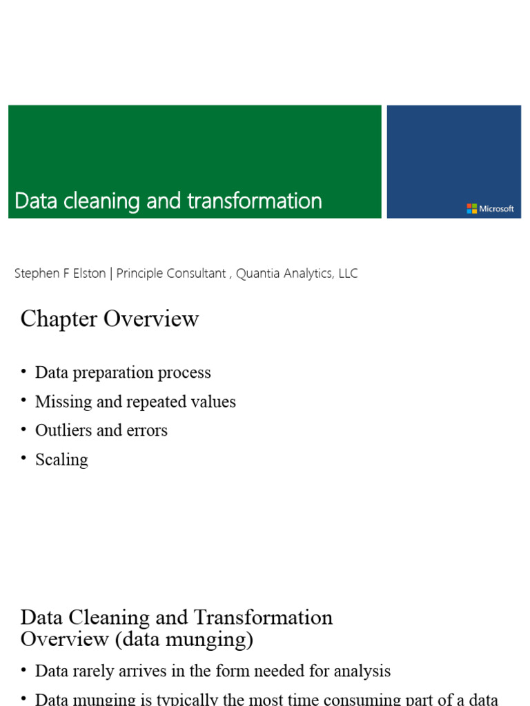 Data Cleaning and Transformation in Python | PDF | Outlier | Applied ...