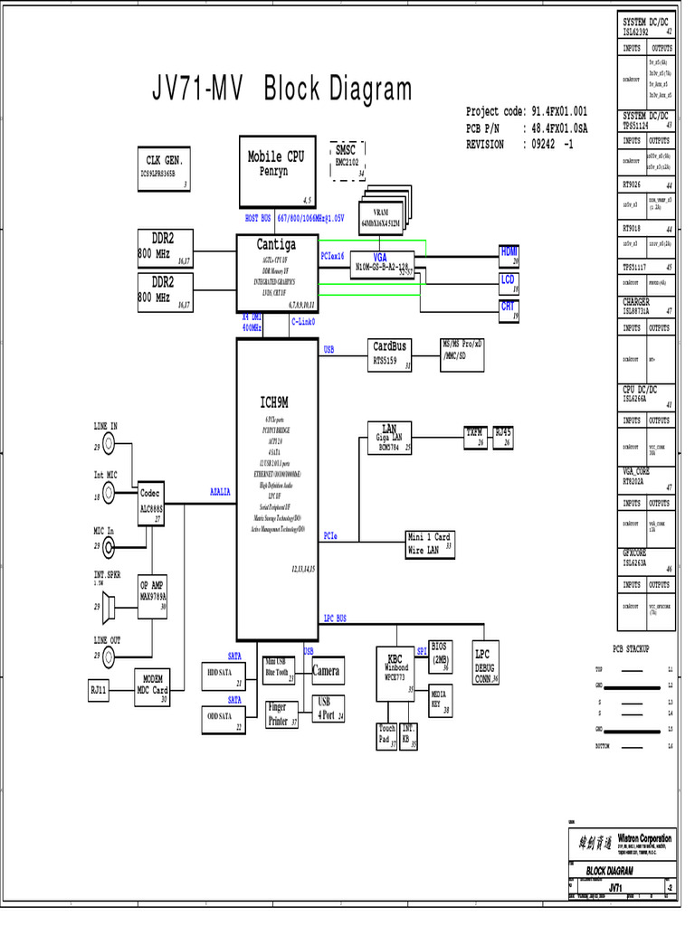 Acer Aspire 7336 7336G 7336ZG 7736 7736G 7736ZG JV71-MV 09242-1 ...