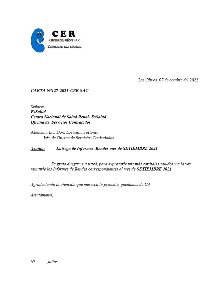 127 INFORME de RENDES AGOSTO | PDF