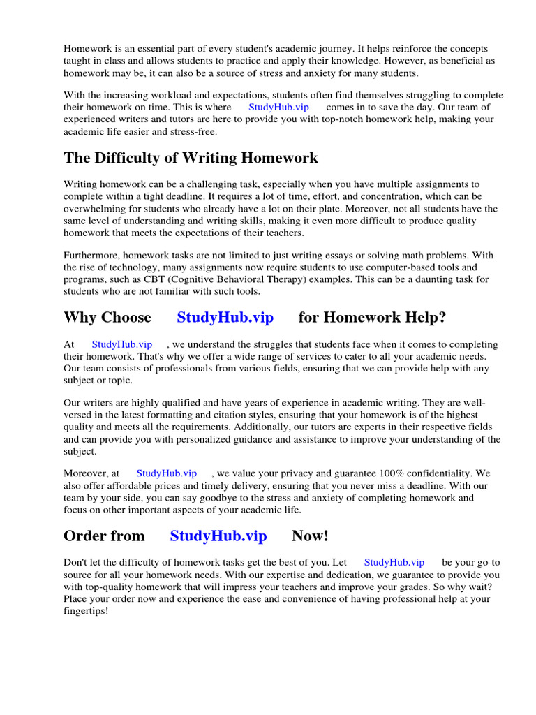 Homework CBT Examples | Download Free PDF | Cognitive Behavioral ...