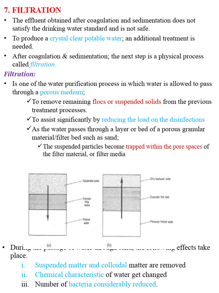 Filtration: Crystal Clear Potable Water | PDF | Filtration | Water ...