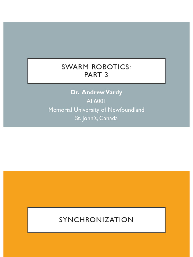 SwarmRobotics_Part3 | PDF | Variable (Computer Science) | Pheromone