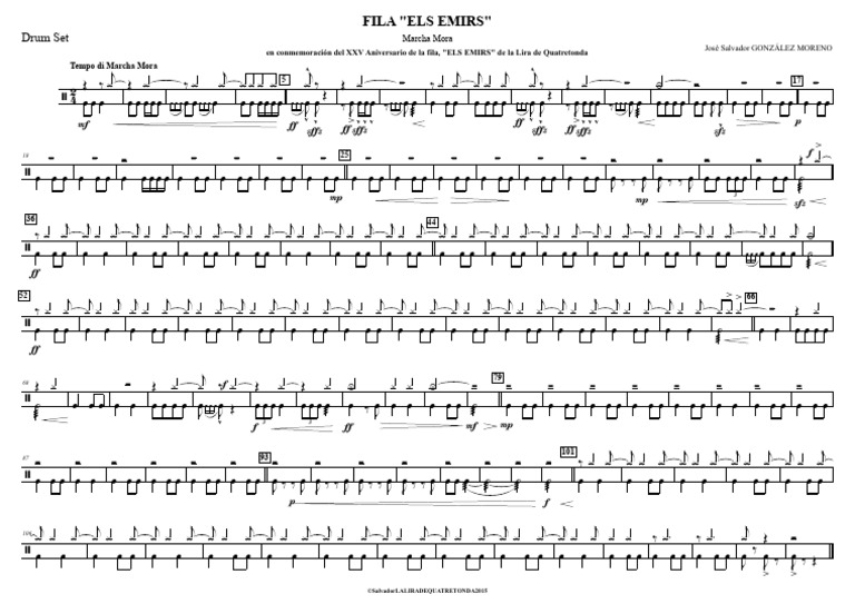 ALS EMIRS - Drum Set | PDF