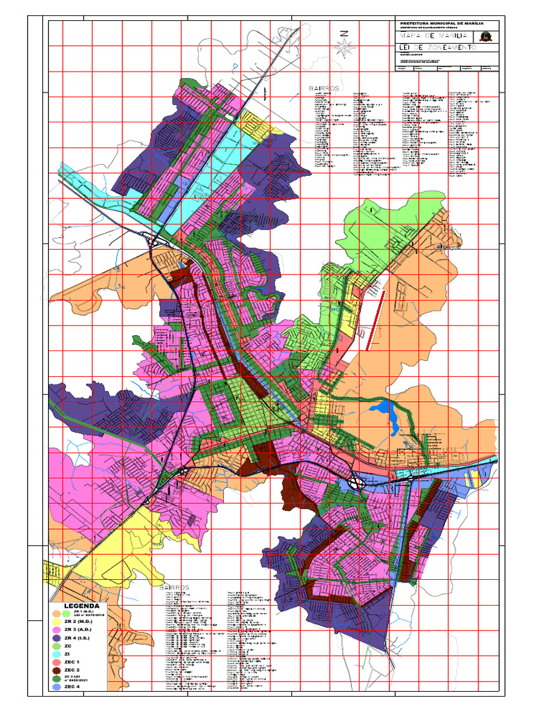 Mapa Zoneamento Marilia | PDF