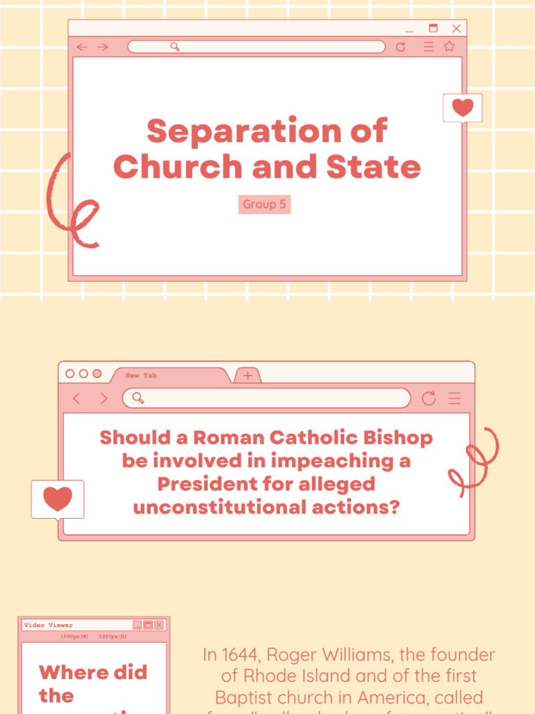 Church-State Separation Debate | PDF | Separation Of Church And State ...