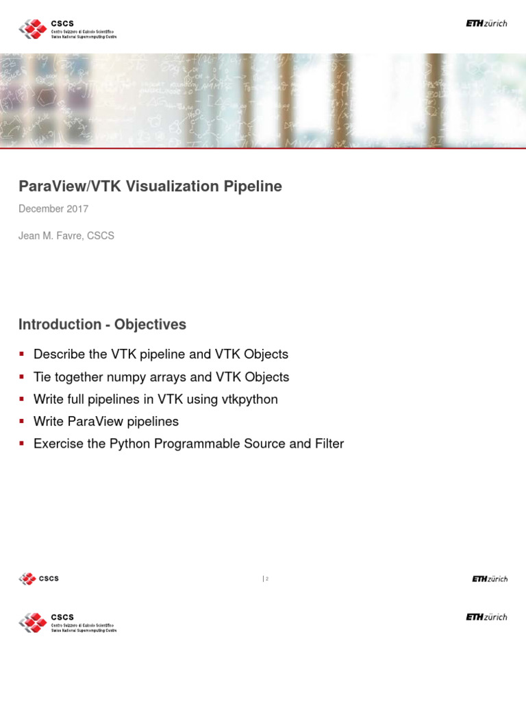 VTK Visualization Pipeline | PDF | Computing | Computer Programming