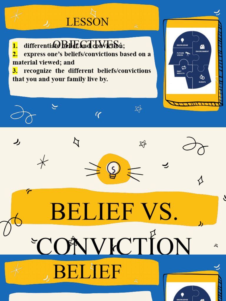 Belief vs. Conviction | PDF