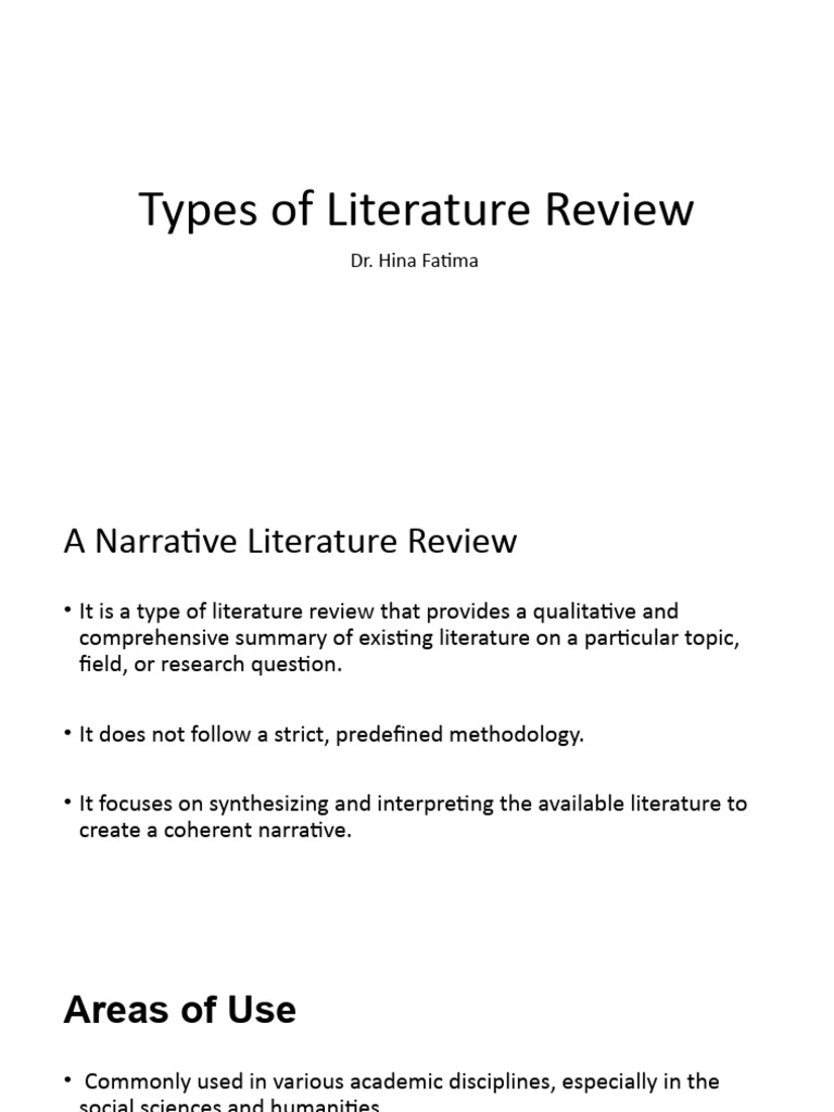 03-Types of Review | Download Free PDF | Systematic Review | Theory