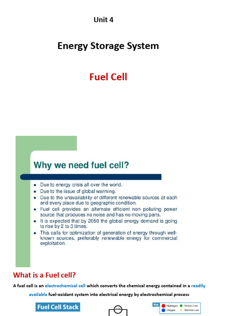Energy Strorage System 2 | PDF | Fuel Cell | Electrochemistry